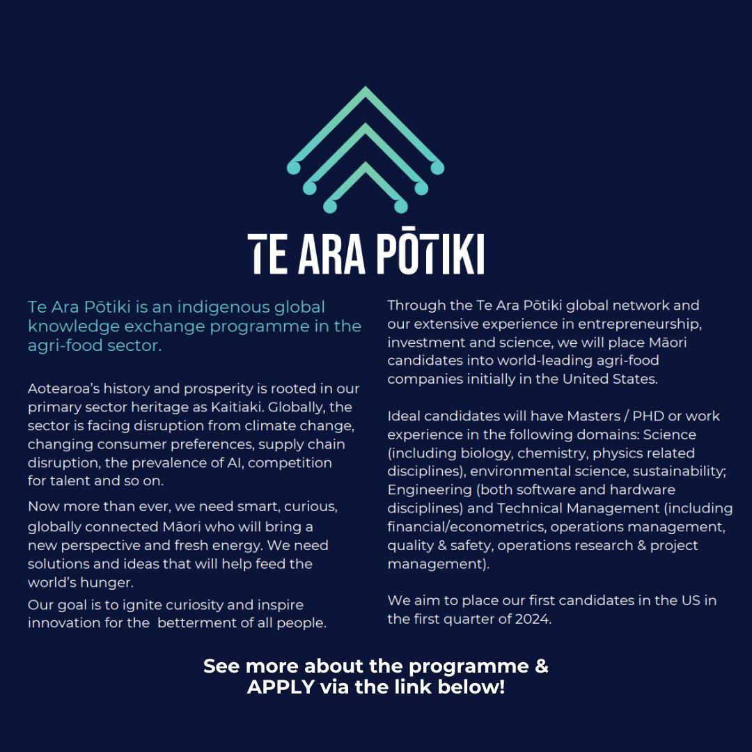 Te Ara Pōtiki - Global intern programme - Federation of Maori Authorities